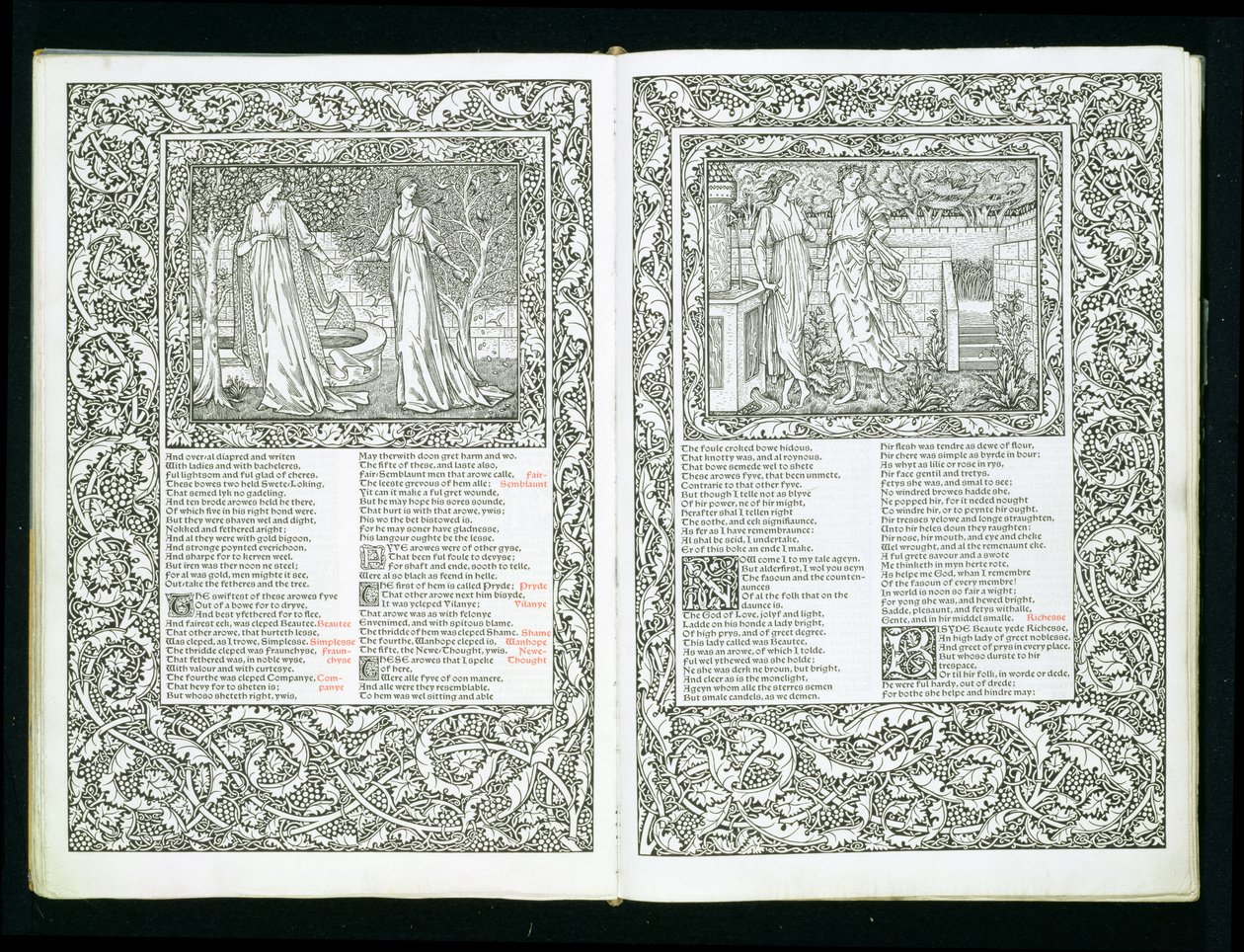 The 'Kelmscott Chaucer' by William Morris: Fine art print